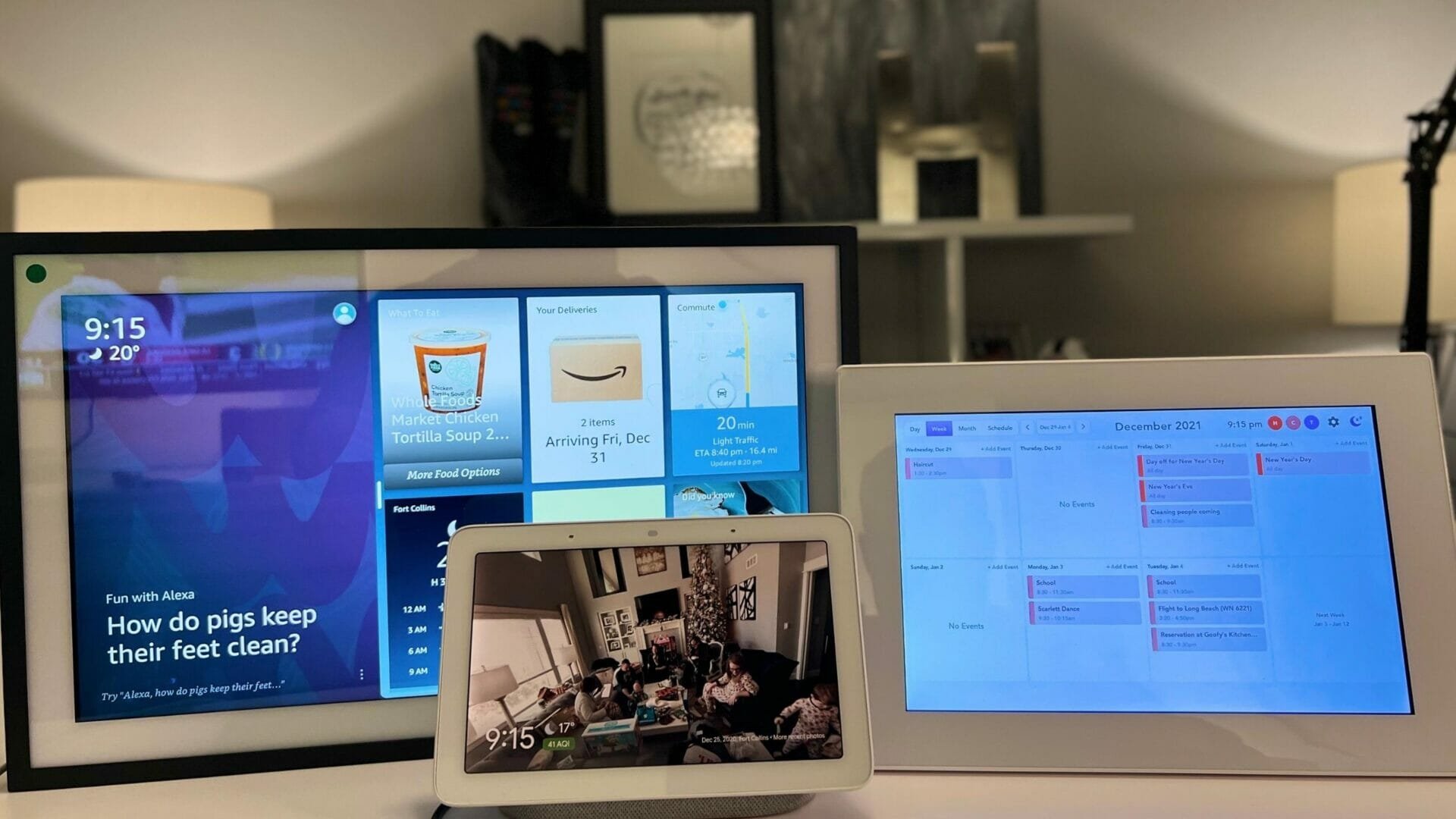 Alexa Echo Show Vs. Google Home Hub Vs. Skylight Calendar - Which Is ...